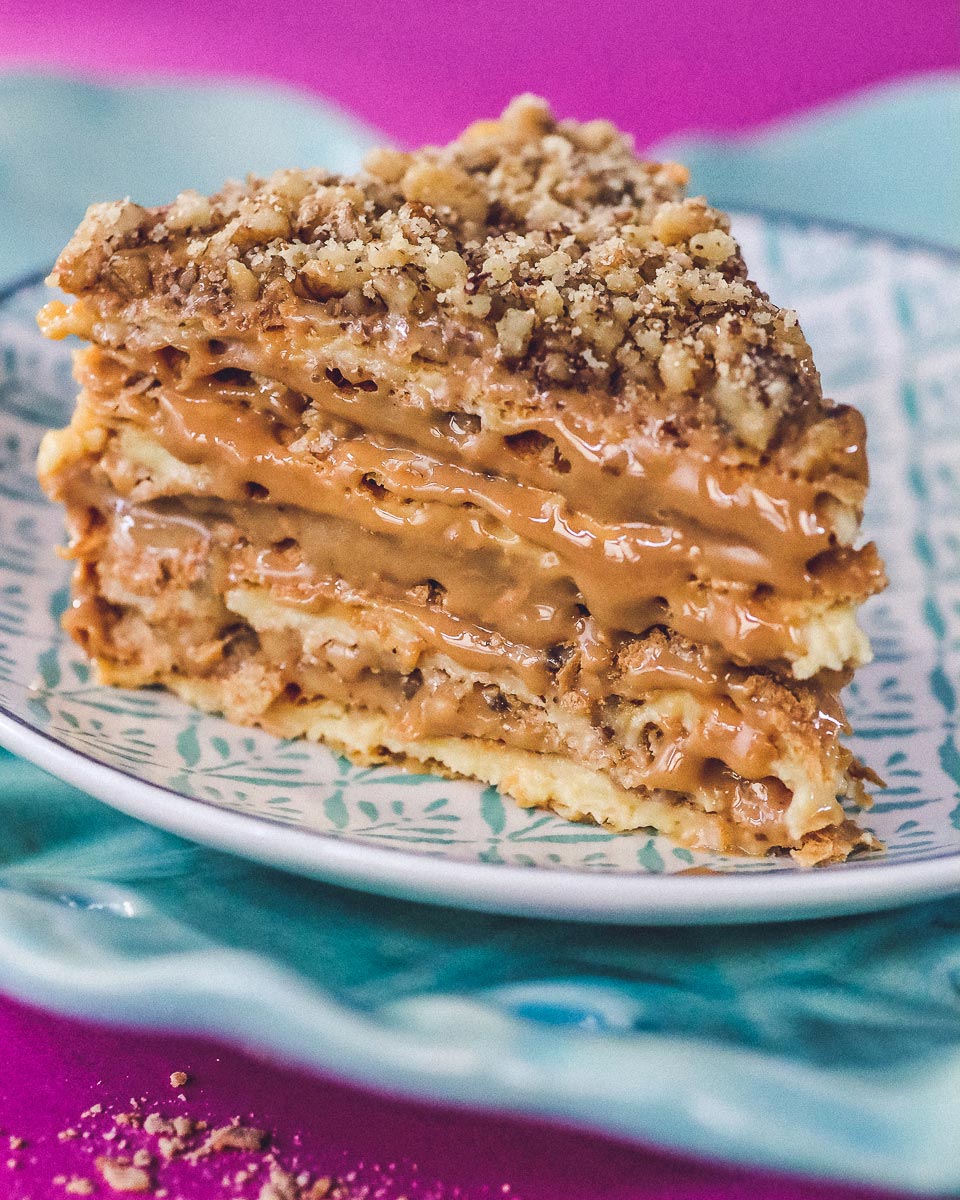 Torta Manjar Pastelera Nuez – Hojas de Cami