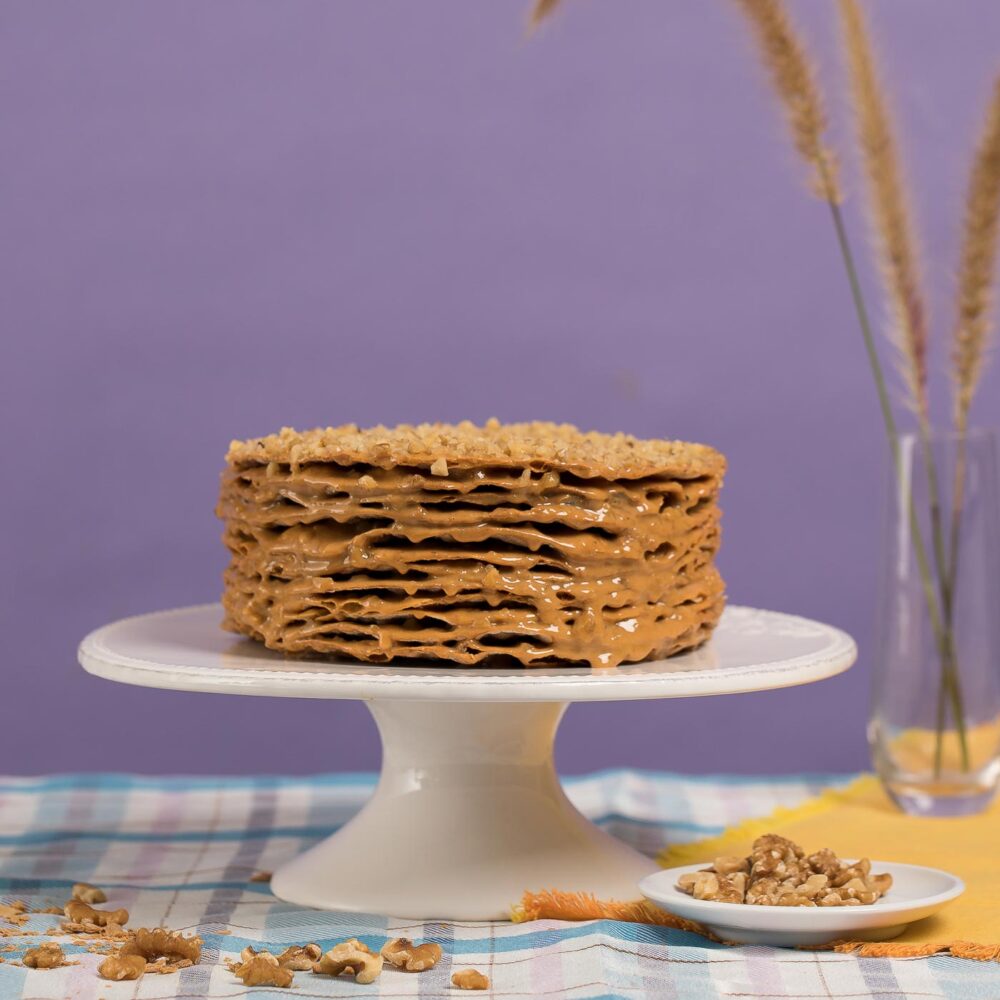 Torta Manjar Nuez – Hojas de Cami Torta Manjar Nuez – Hojas de Cami